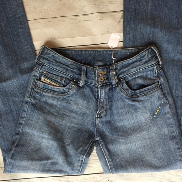 Diesel | Jeans | Diesel Distressed Denim Division Jeans Size 27 | Poshmark